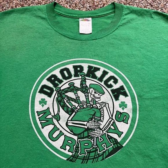 Fruit of the Loom | Shirts | 4 Dropkick Murphys Band Bag Pipe Skeleton ...